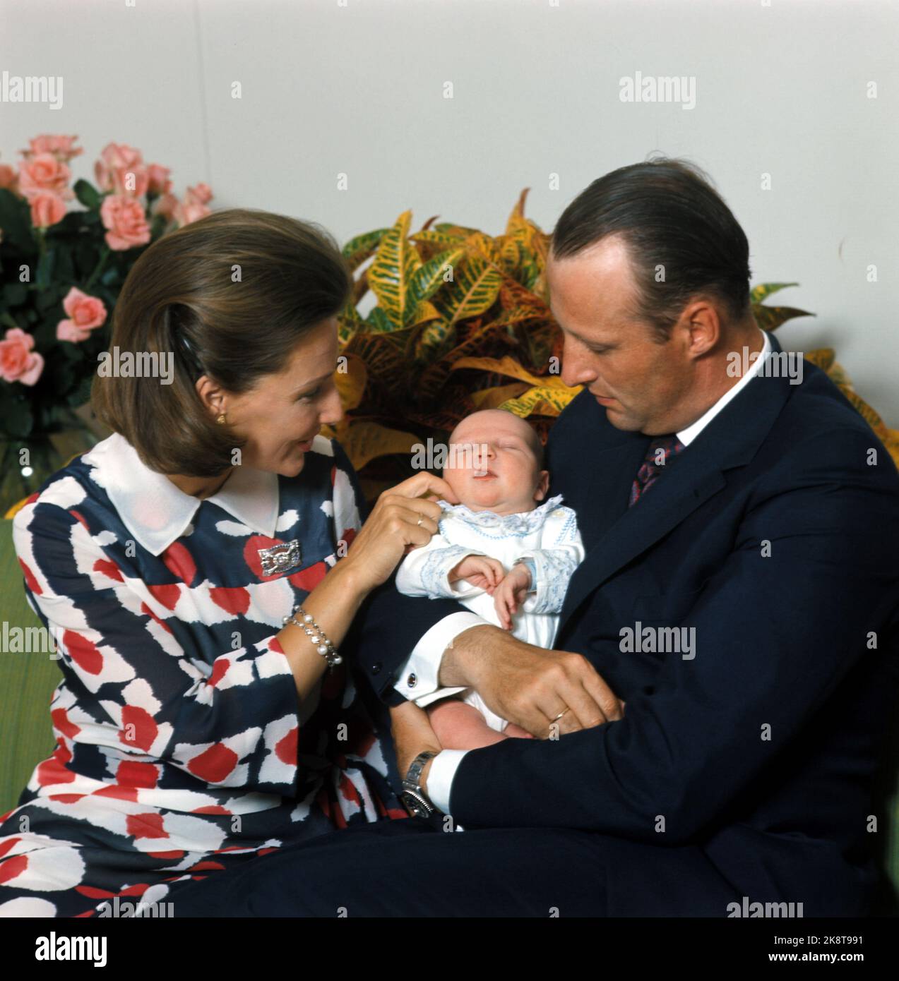 Prince haakon magnus as a small baby born july 20 hi-res stock ...