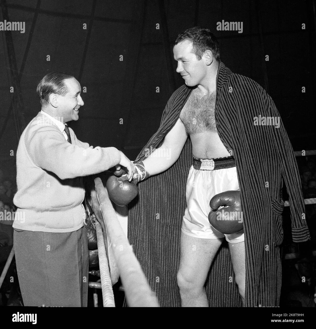 Famous boxing match Black and White Stock Photos & Images - Alamy