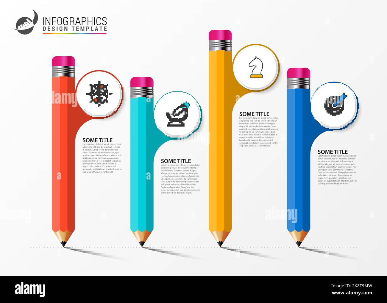Infographic design template. Creative concept with 4 steps. Can be used ...