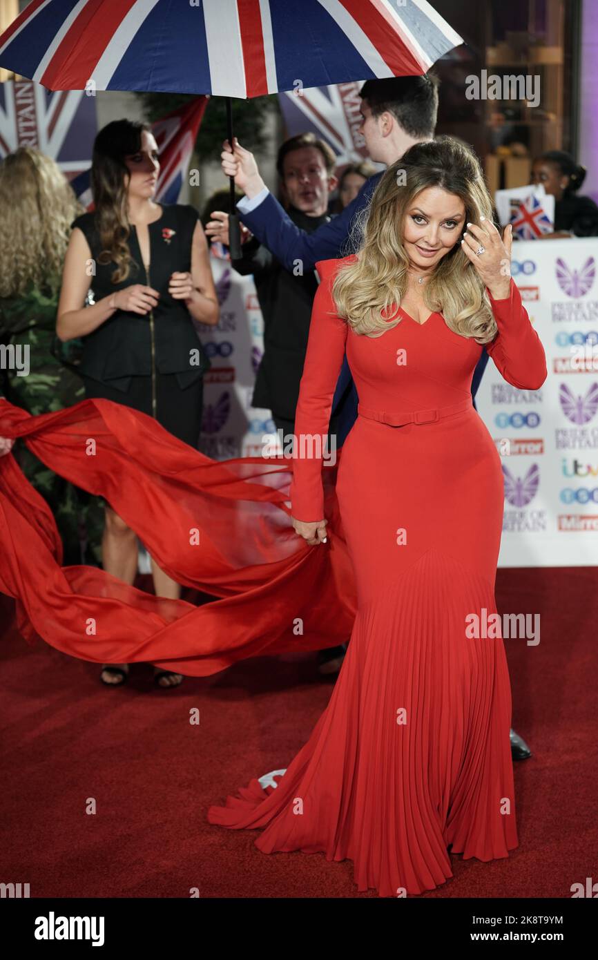 Carol vorderman pride of britain 2022 hi-res stock photography and ...