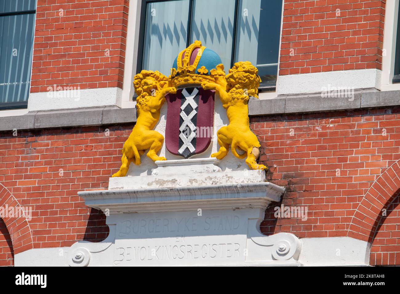 Coat of arms of amsterdam hi-res stock photography and images - Alamy