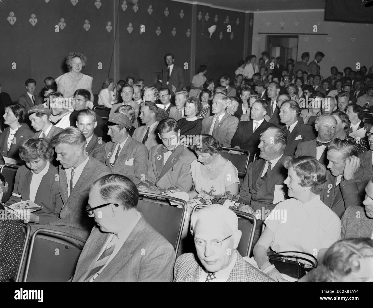 Oslo 19550604. Prince Harald Russ. The Crown Prince family at Russian ...
