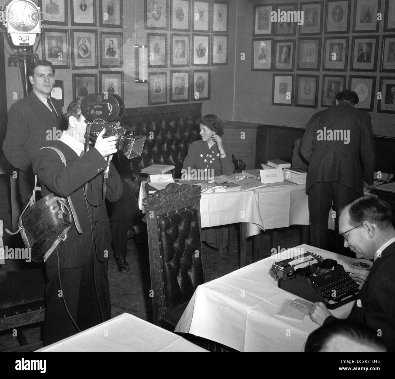 Oslo 19490129 The leaders of the Nordic countries meet in the military ...