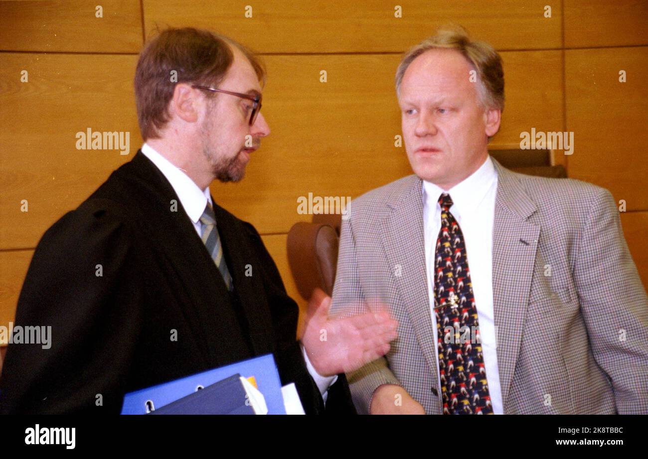 Stavanger. Trial - the killing of Birgitte Tengs. - The prosecutor in the Birgitte case, Harald ...