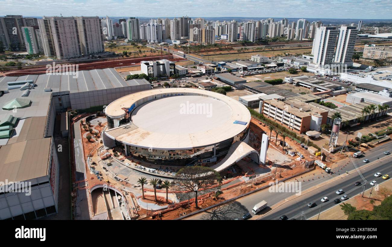 A view of the Solo Sagrado temple construction of the Universal Church ...