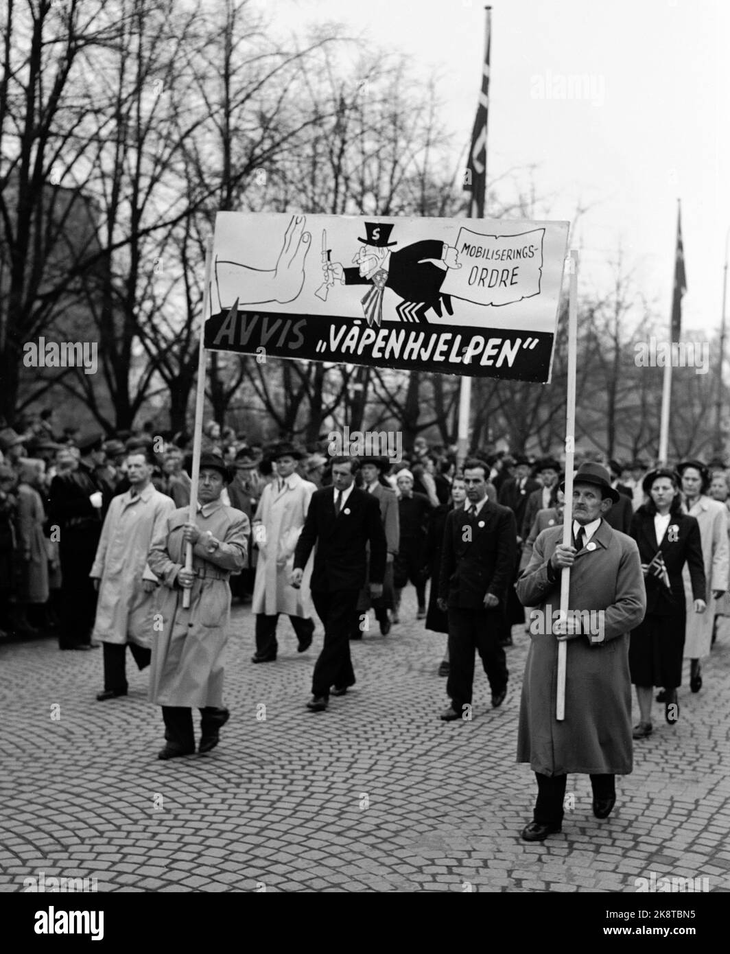 Oslo 19500501 1 May in Oslo. The Norwegian Communist Party had its own ...