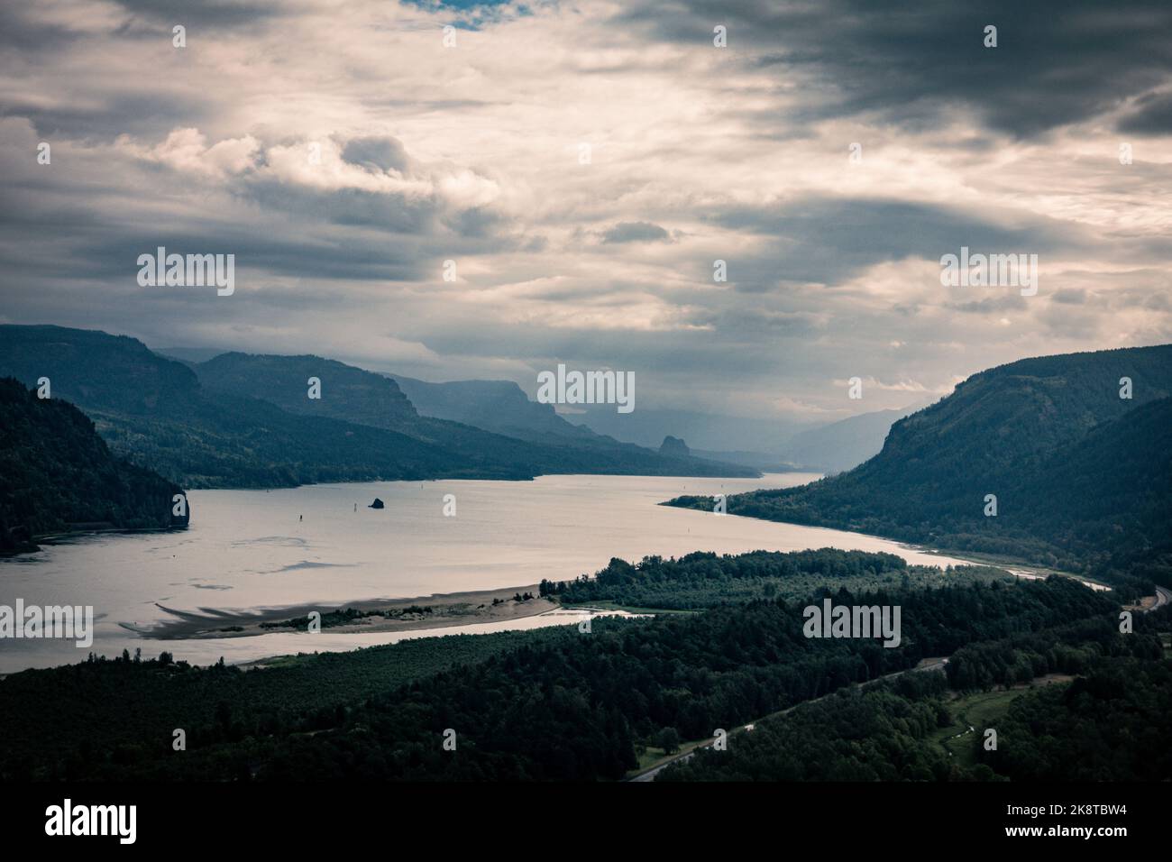 Crown Point at the Columbia River Gorge in Oregon Stock Photo - Alamy