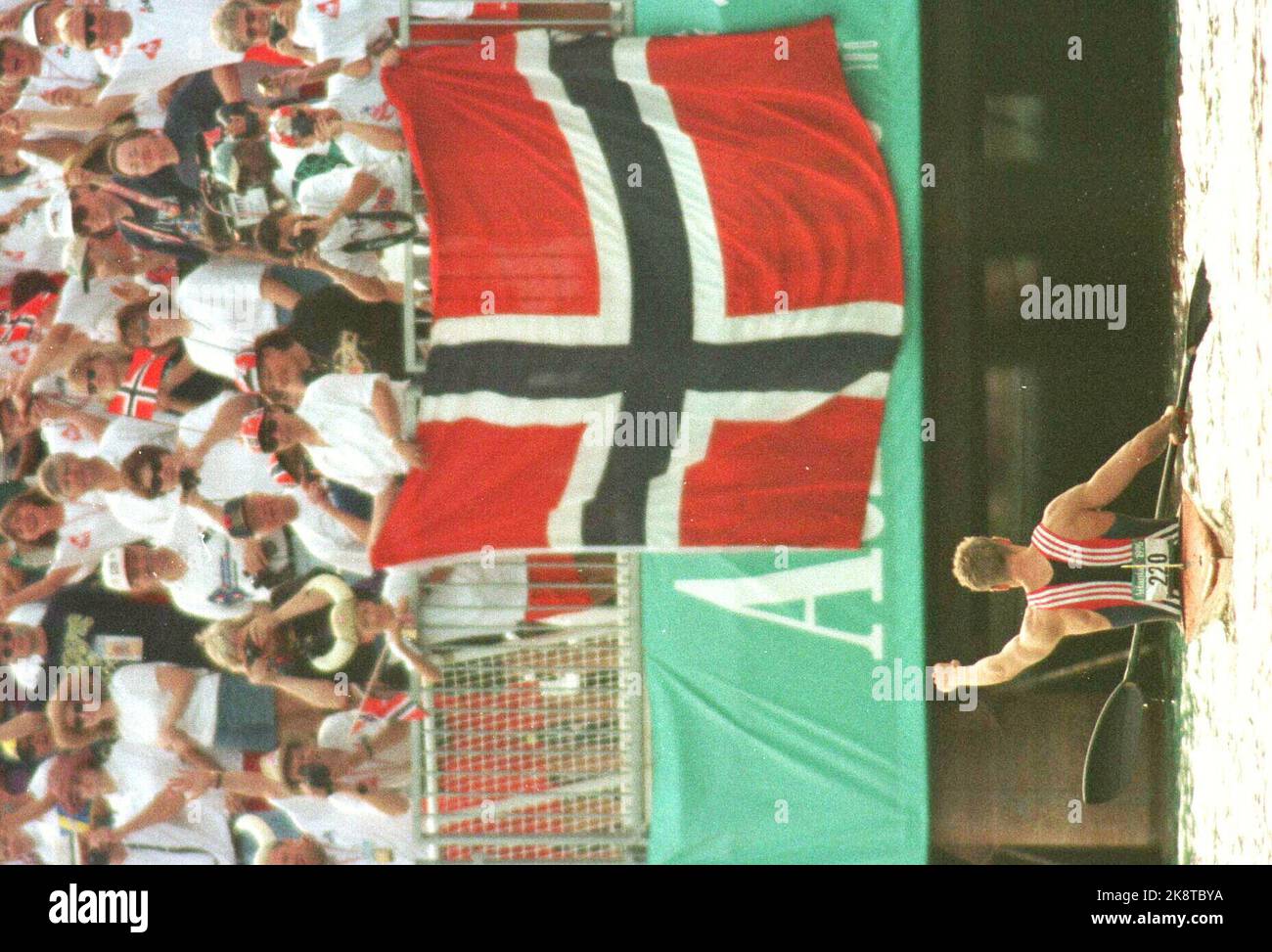 ATL0408-06, Atlanta, USA, August 4-96.Kajakk, Lake Lanier. Knut Holmann ...