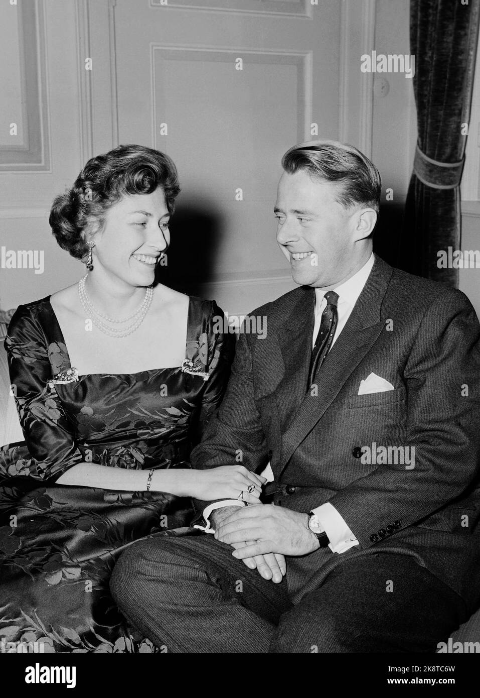 Oslo 196012. Photography in connection with the engagement between ...