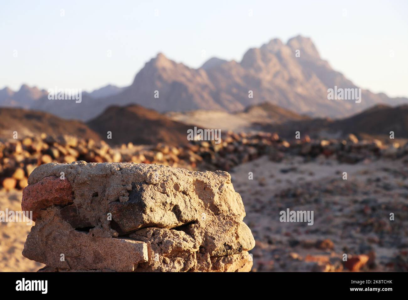 A closeup shot of a stones in the desert in Egypt Stock Photo - Alamy