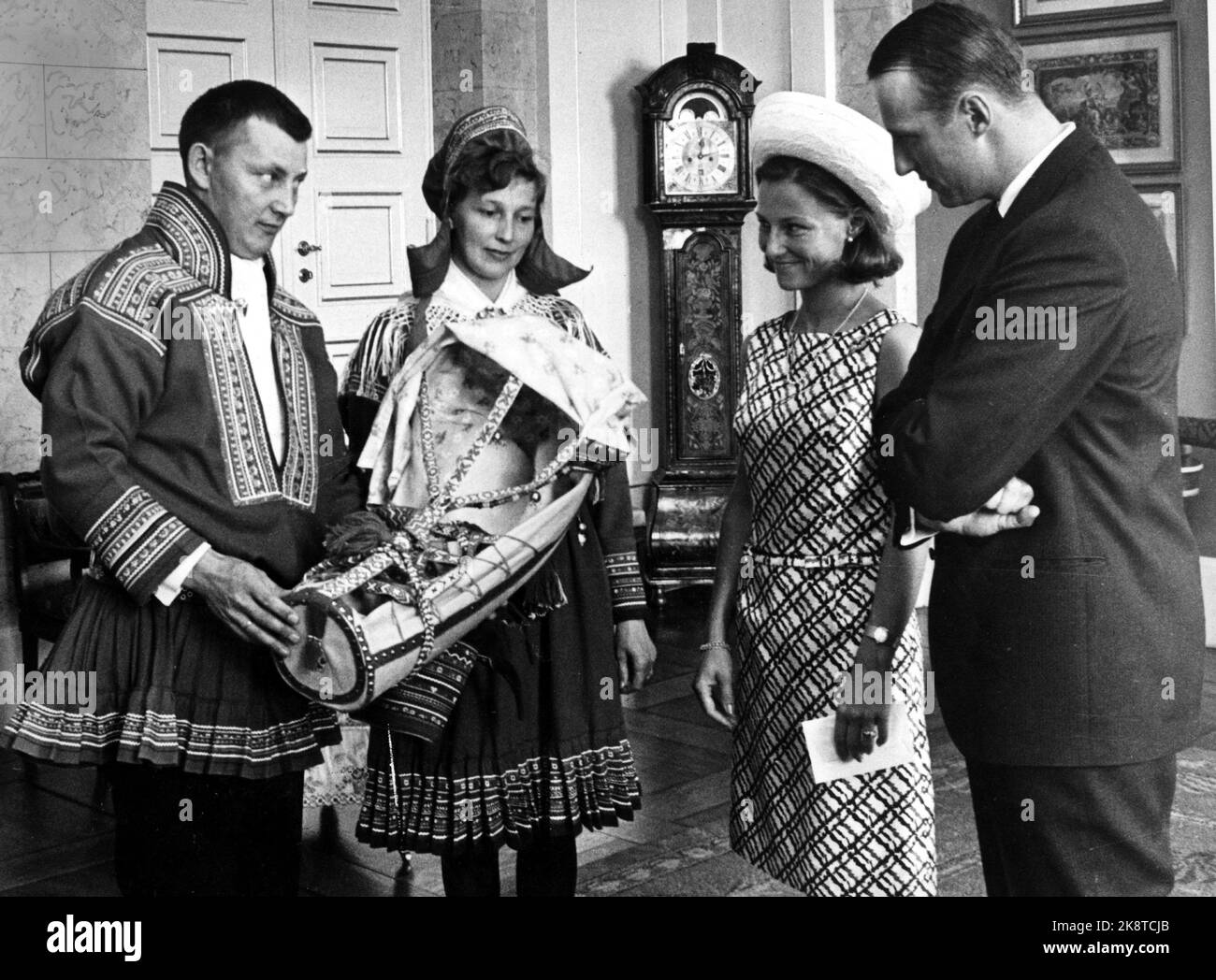 Oslo 1968-08-29: Royal Norwegian wedding. Crown Prince Harald and Sonja ...