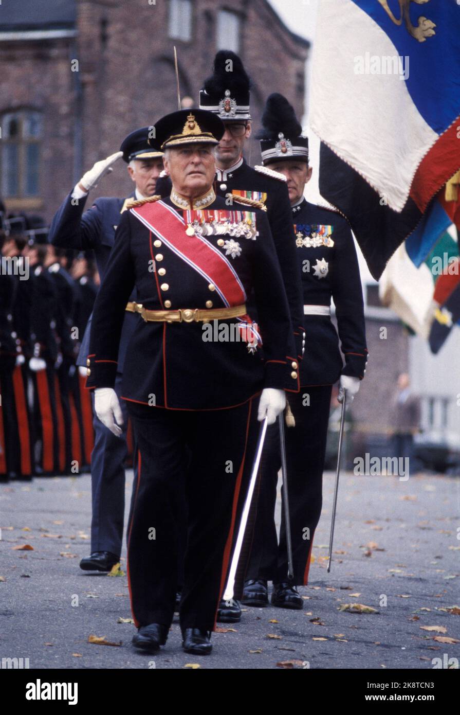 Oslo 19820921 King Olav's 25th anniversary as Regent. King Olav in ...
