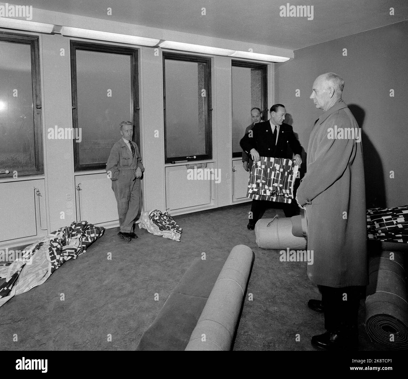 Oslo 195812 The new government building in Akersgaten is ready for ...