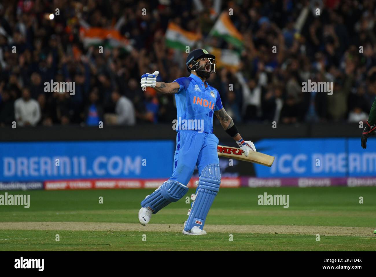 Melbourne, Pakistan. 23rd Oct, 2022. A view of the cricket match ...