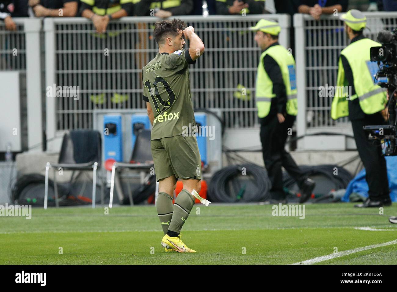 Milan, Italy. 22nd Oct, 2022. Italy, Milan, oct 22 2022: Brahim Diaz ...