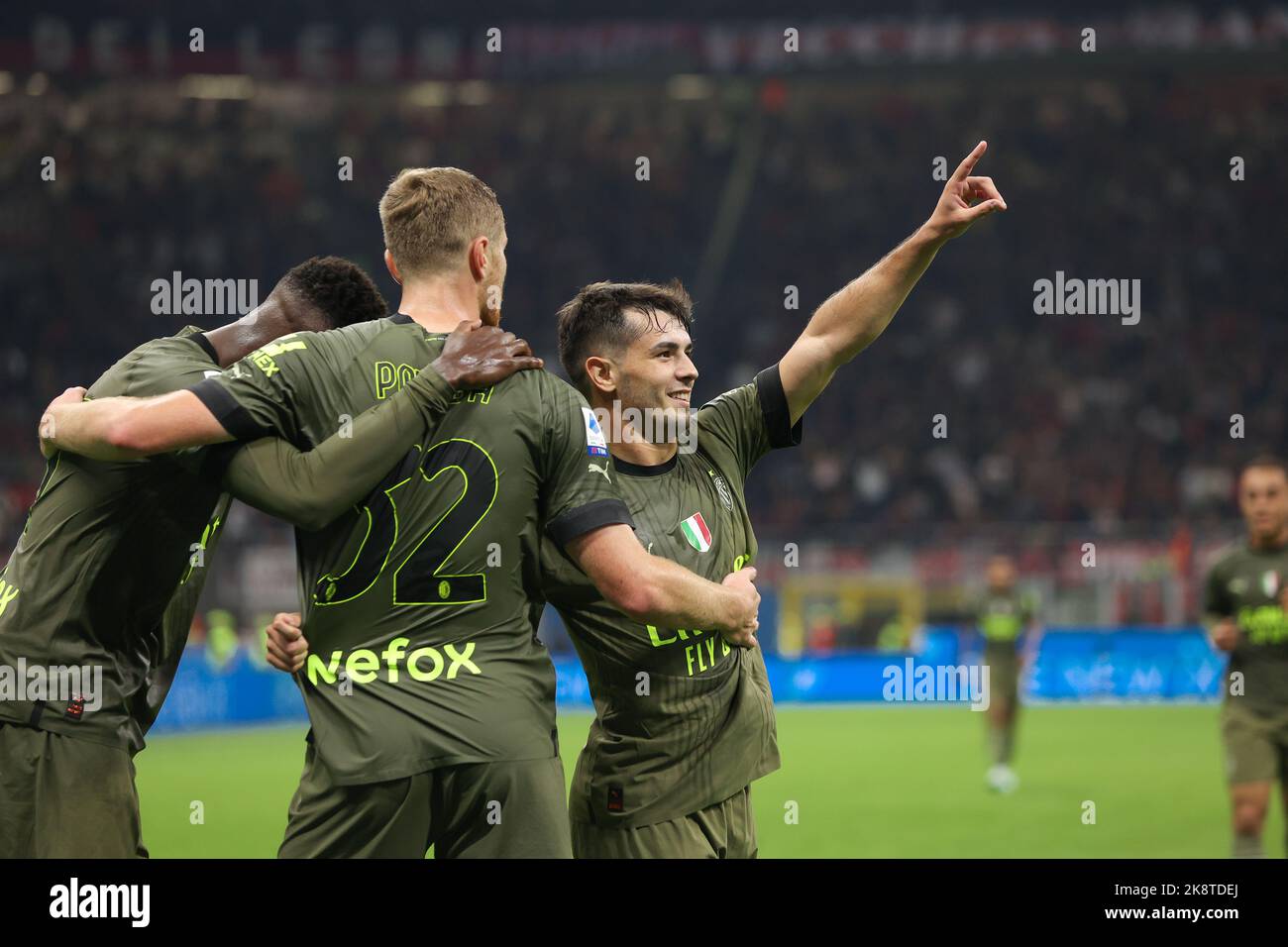 Milan, Italy. 22nd Oct, 2022. Italy, Milan, oct 22 2022: Brahim Diaz ...