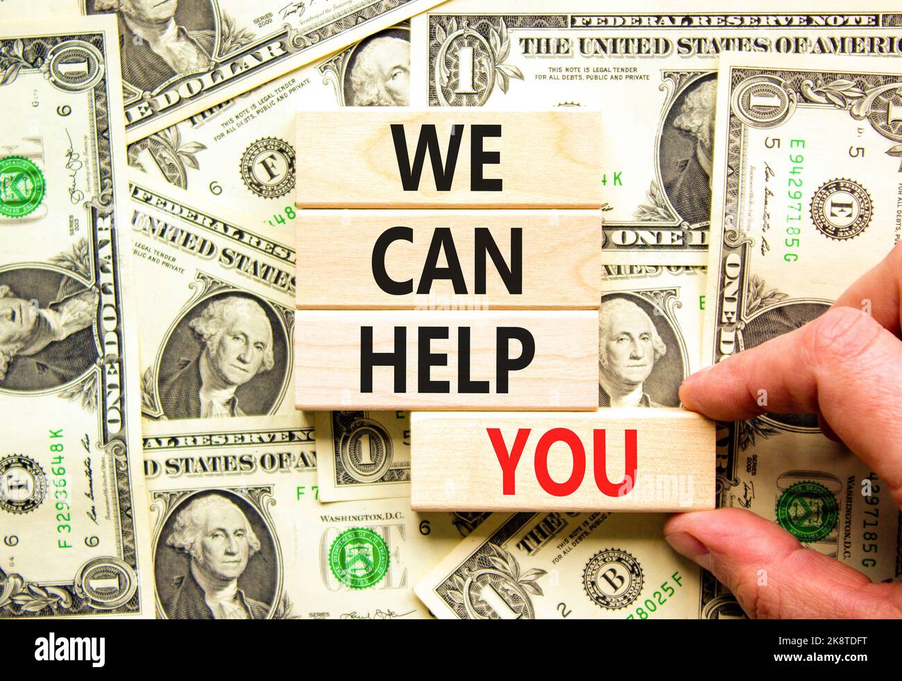 Support and we can help you symbol. Concept words We can help you on ...