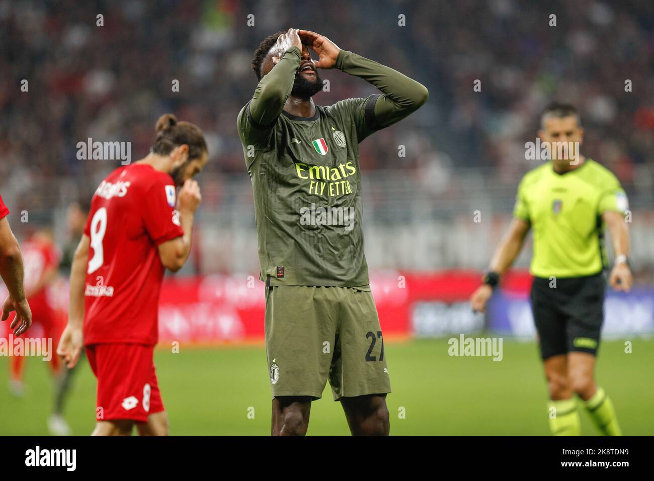 Milan, Italy. 22nd Oct, 2022. Italy, Milan, oct 22 2022: Divock Origi ...