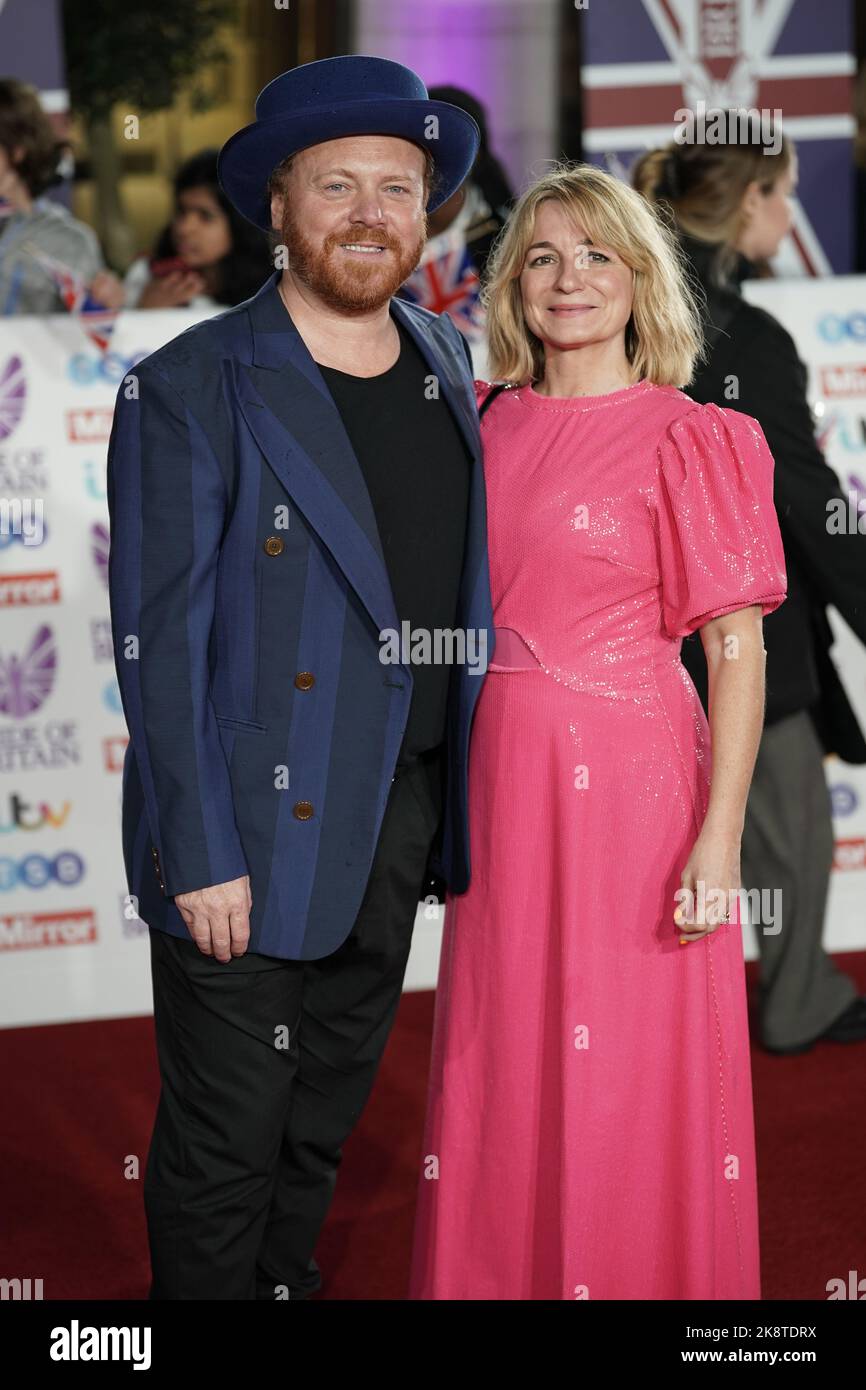 Leigh Francis and Lucie Cave arrive for the Pride of Britain Awards ...