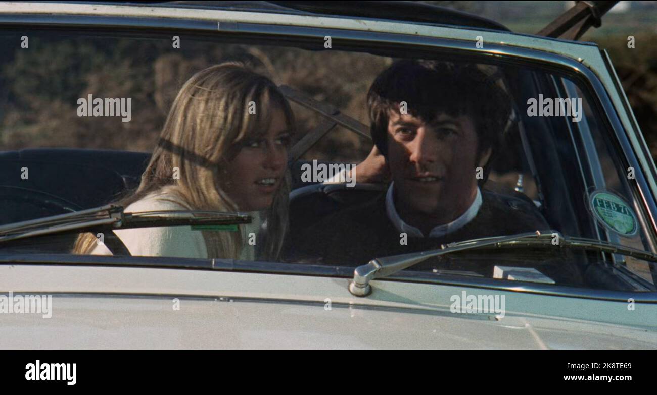Los Angeles.CA.USA. Susan George and Dustin Hoffman in a scene in (C ...