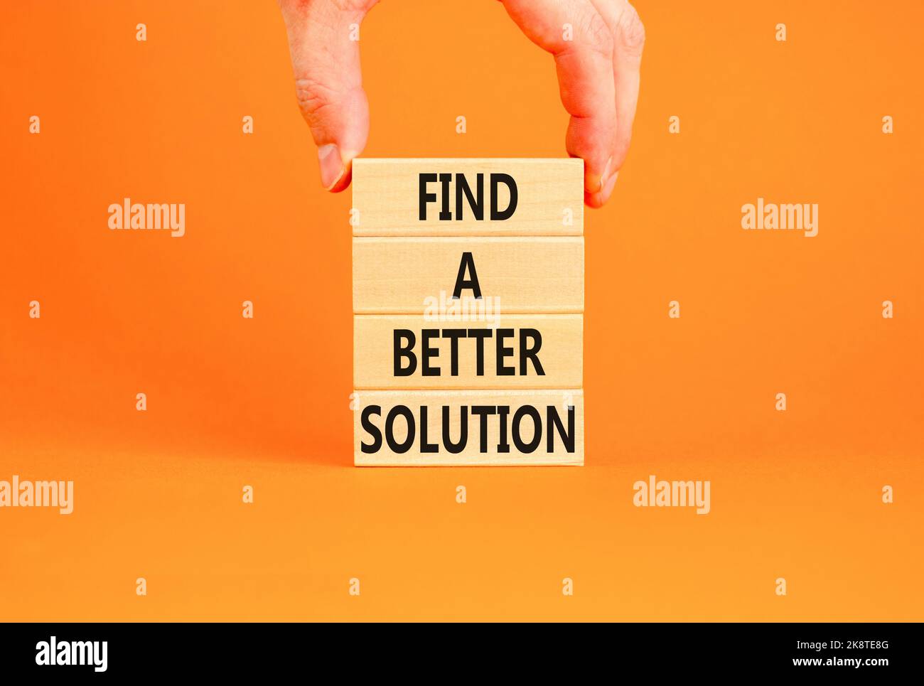 Find a better solution symbol. Concept words Find a better solution on ...