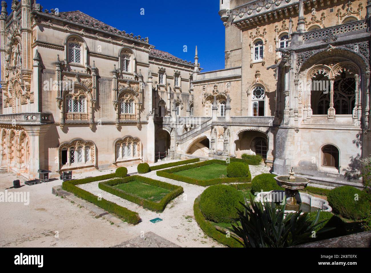 Portugal, Bucaco National Forest, Palace Hotel Stock Photo - Alamy