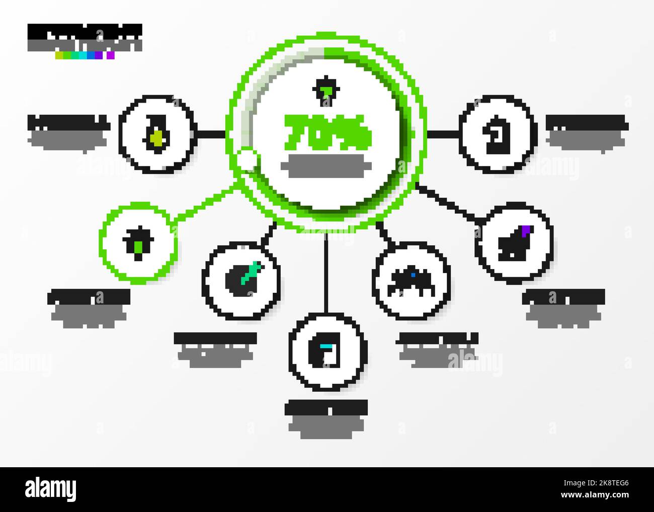 Infographic design template. Creative concept with 7 steps. Can be used ...