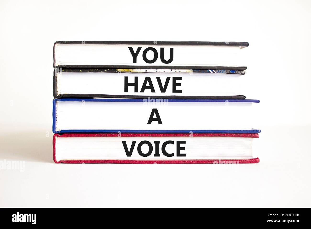 You have a voice symbol. Concept words You have a voice on books ...