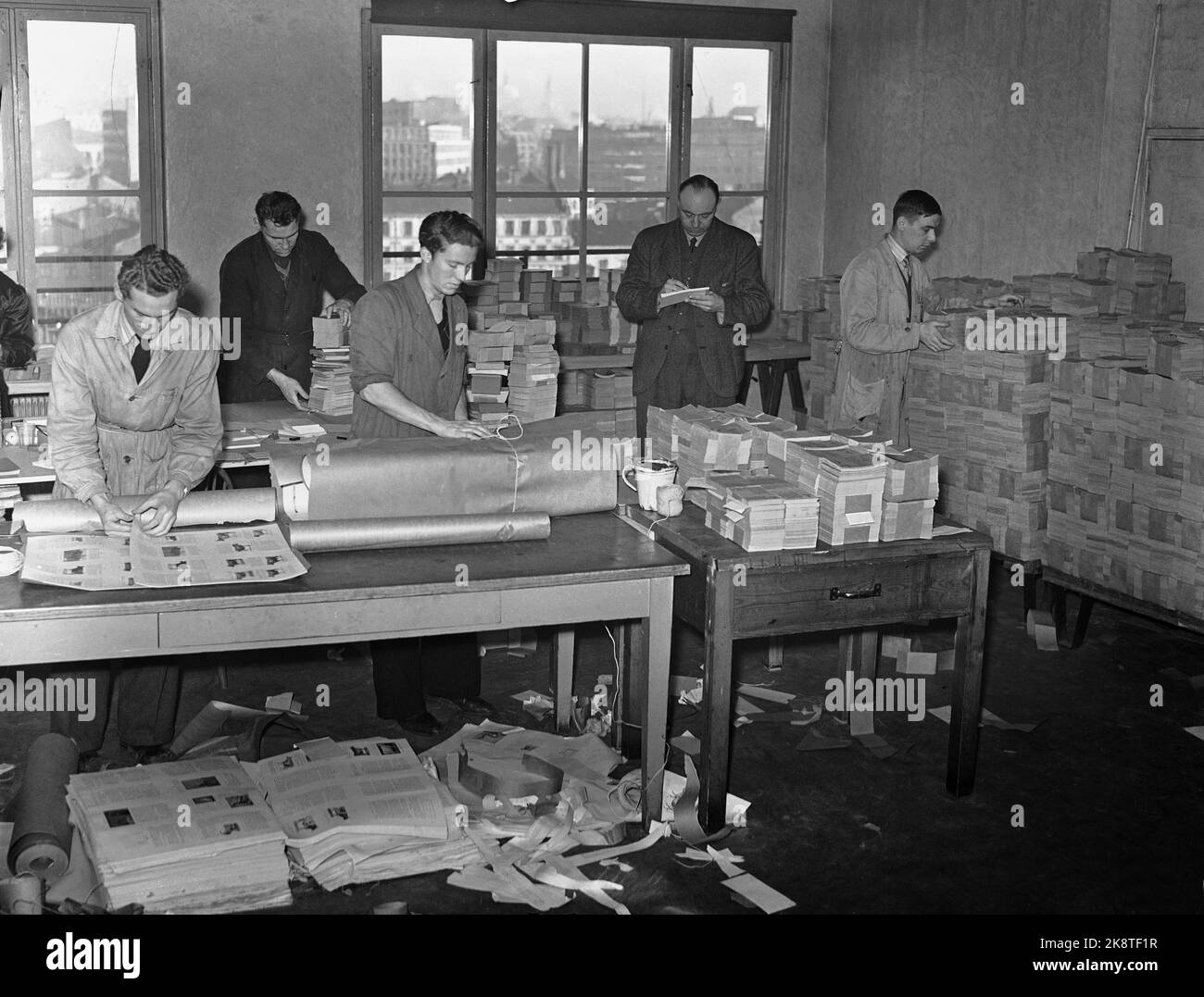19411106: Rationing during World War II. Ration cards are printed and ...