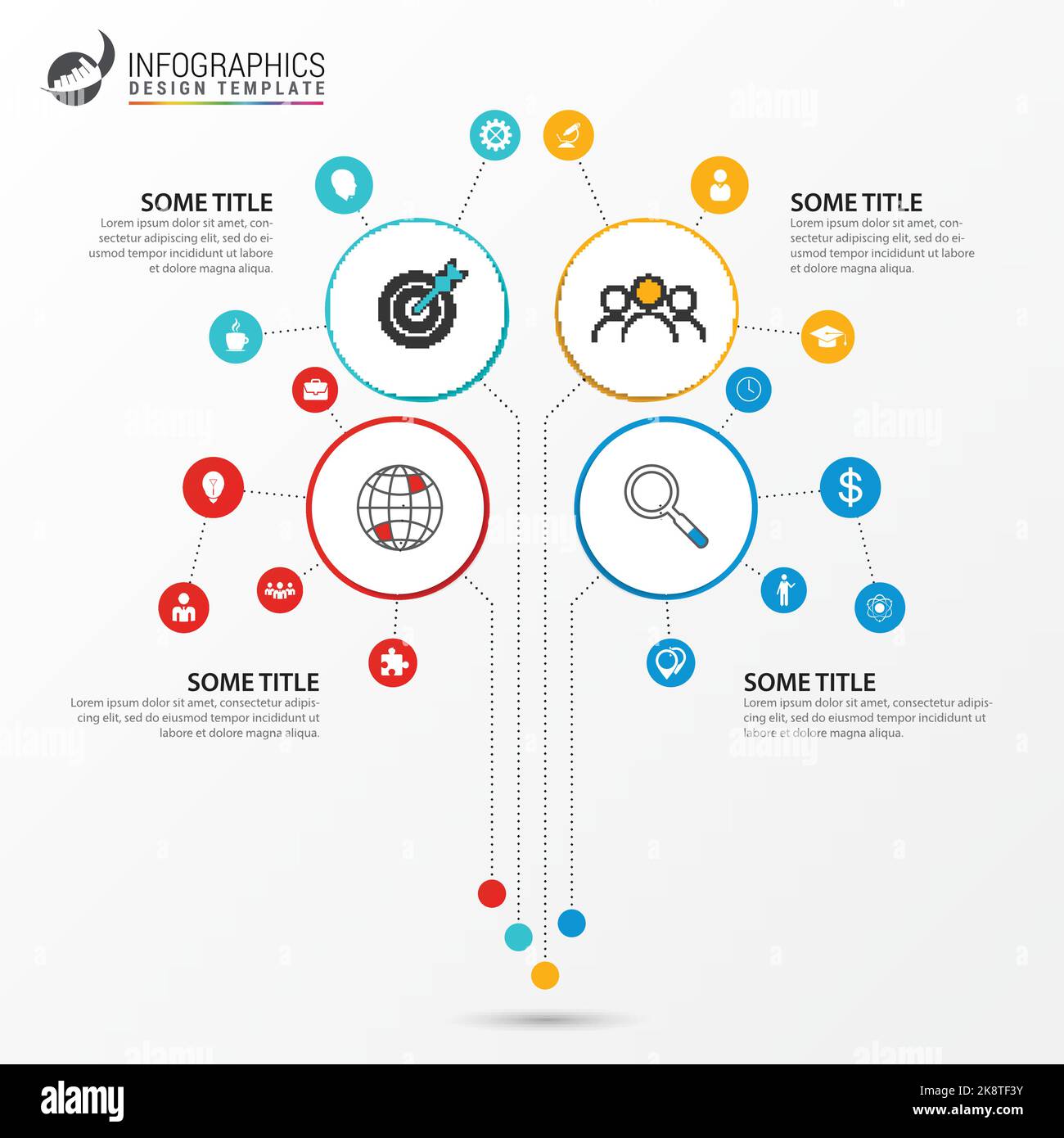 Infographic design template. Creative concept with 4 steps. Can be used ...
