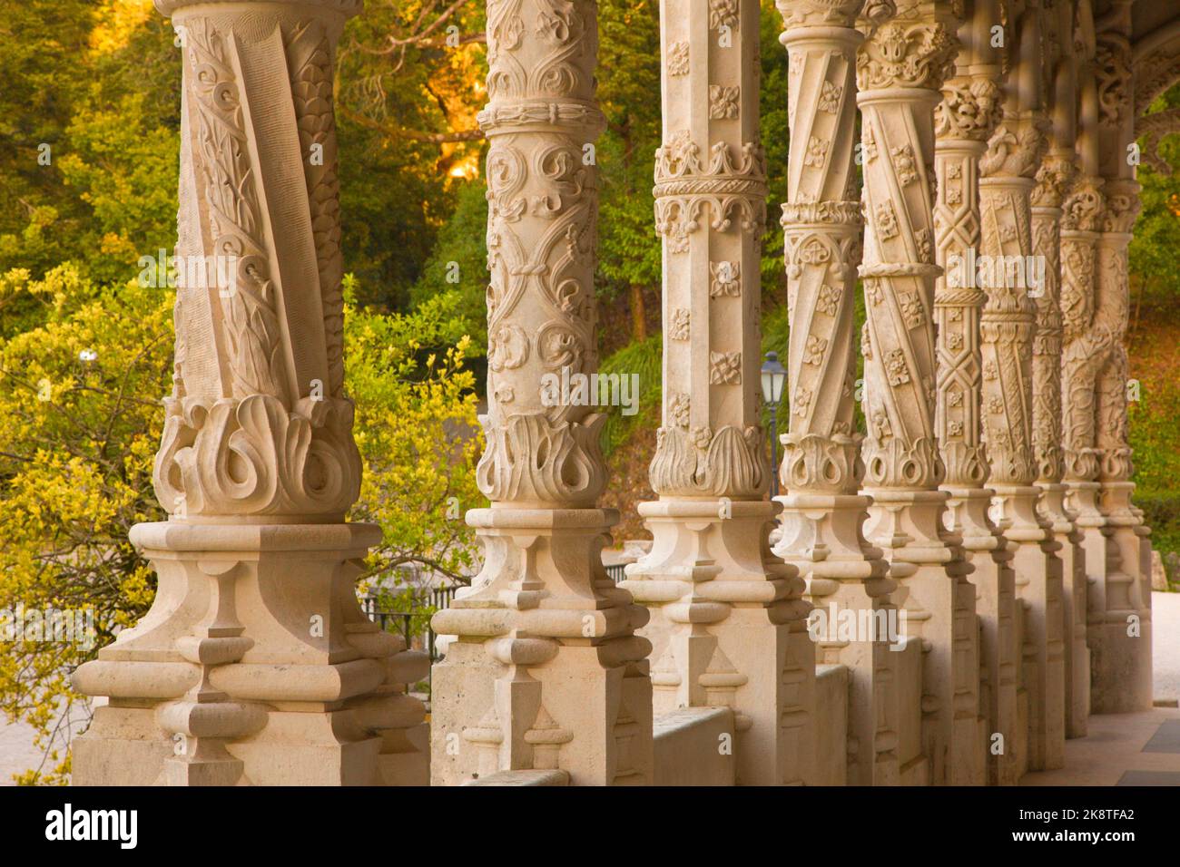Portugal, Bucaco National Forest, Palace Hotel Stock Photo - Alamy