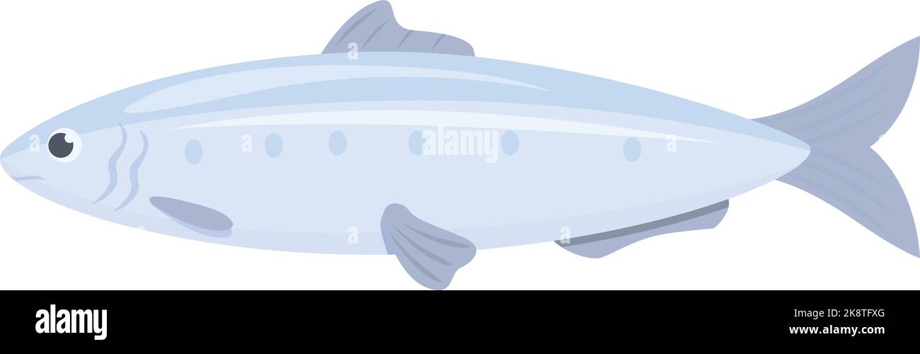Sardine fish icon cartoon vector. Ocean food. Hand conserve Stock ...