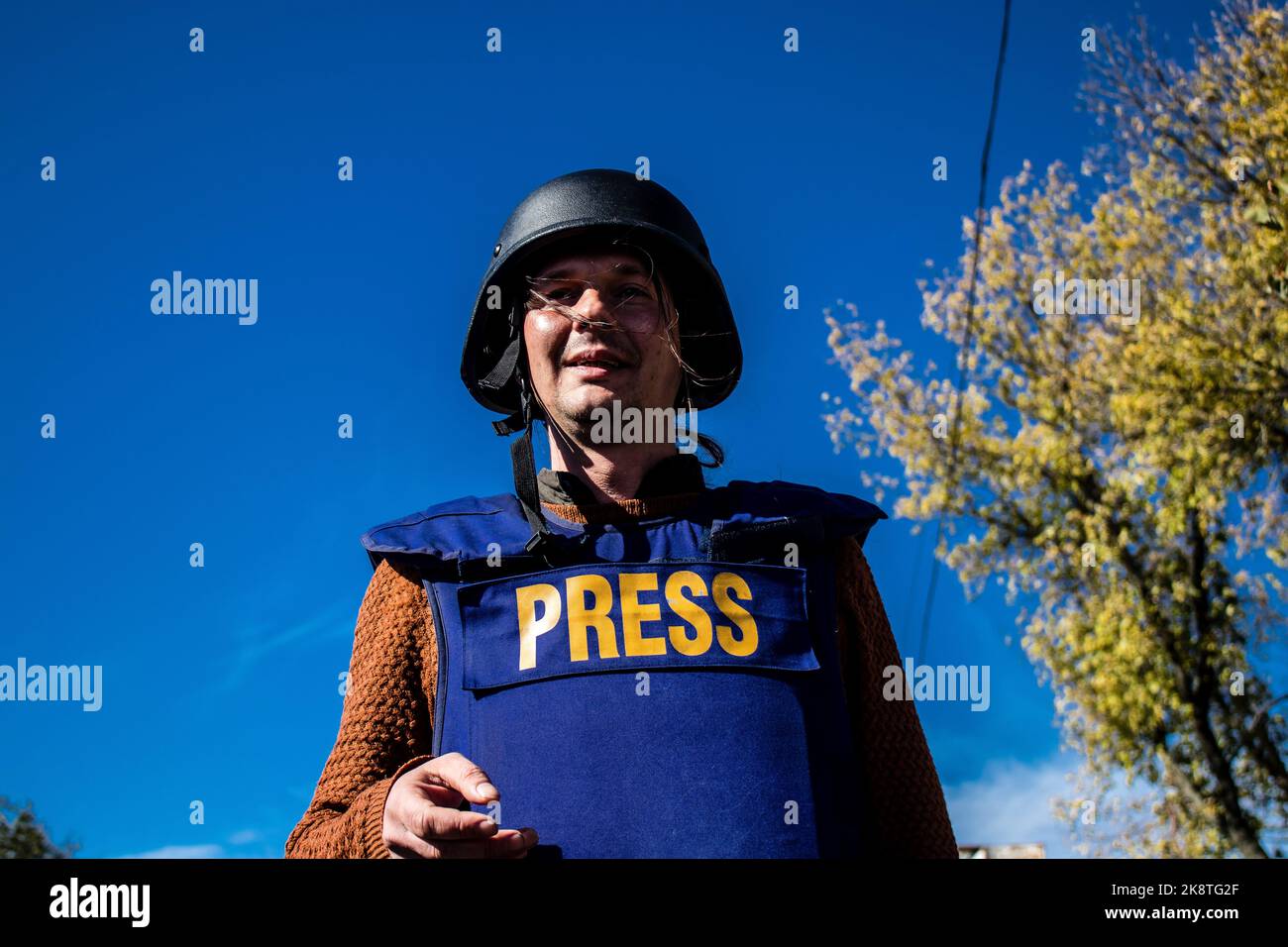 Portrait of Tomas Davidov, a famous Slovak television journalist ...