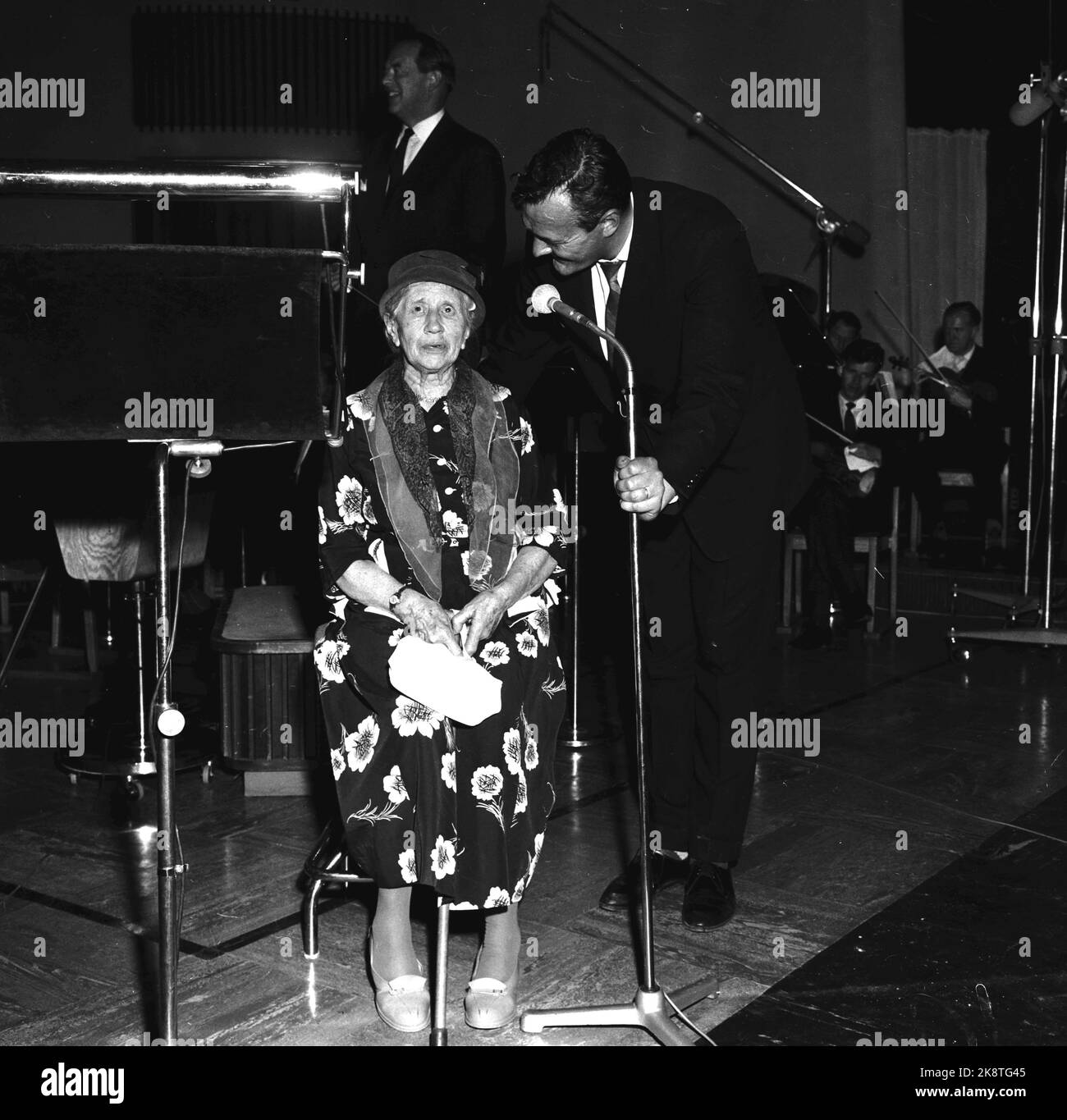 Oslo 19620504 Television Program "We board" is broadcast from Store ...