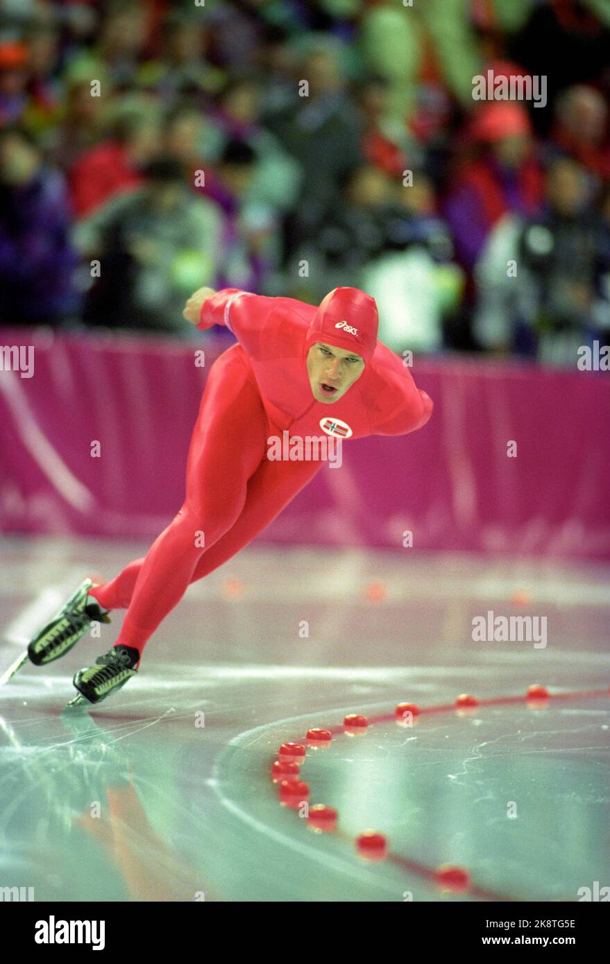 Hamar 19940213 Winter Olympics at Lillehammer. Johann Olav Koss in ...