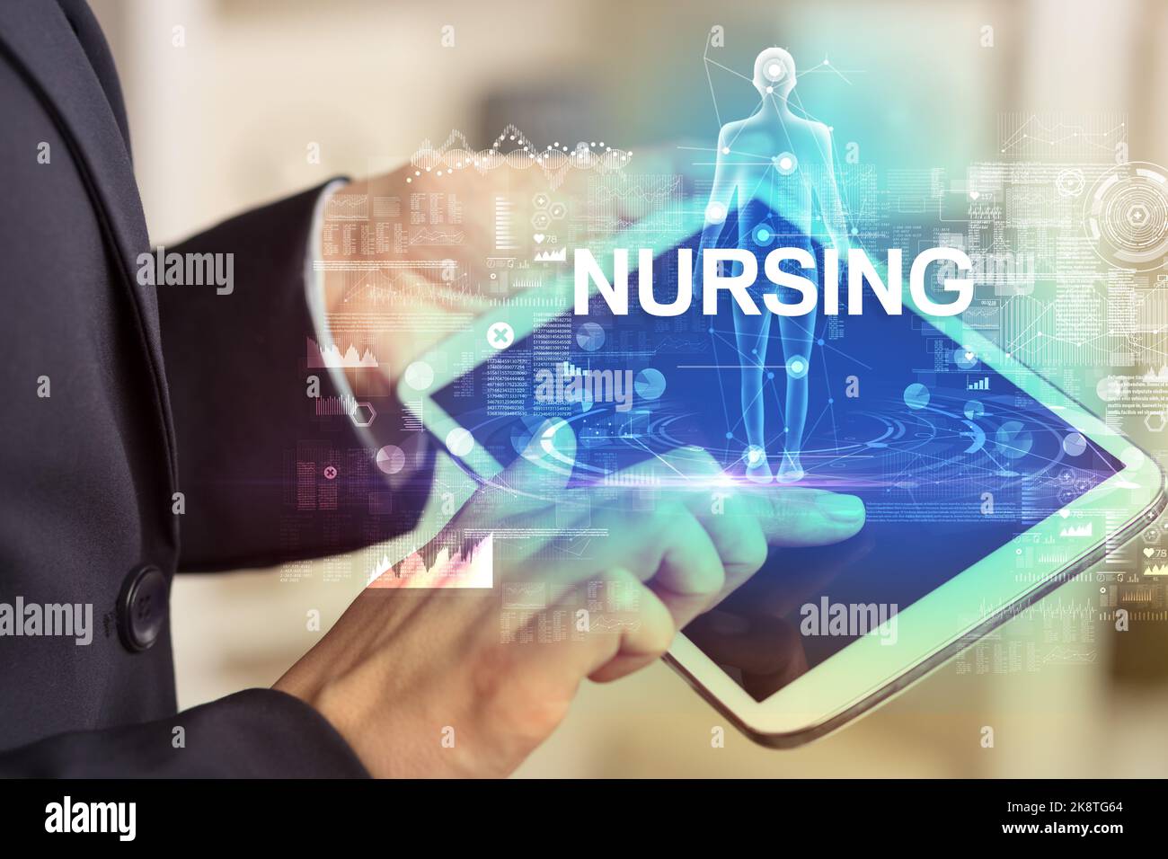 Electronic medical record, tech concept Stock Photo - Alamy