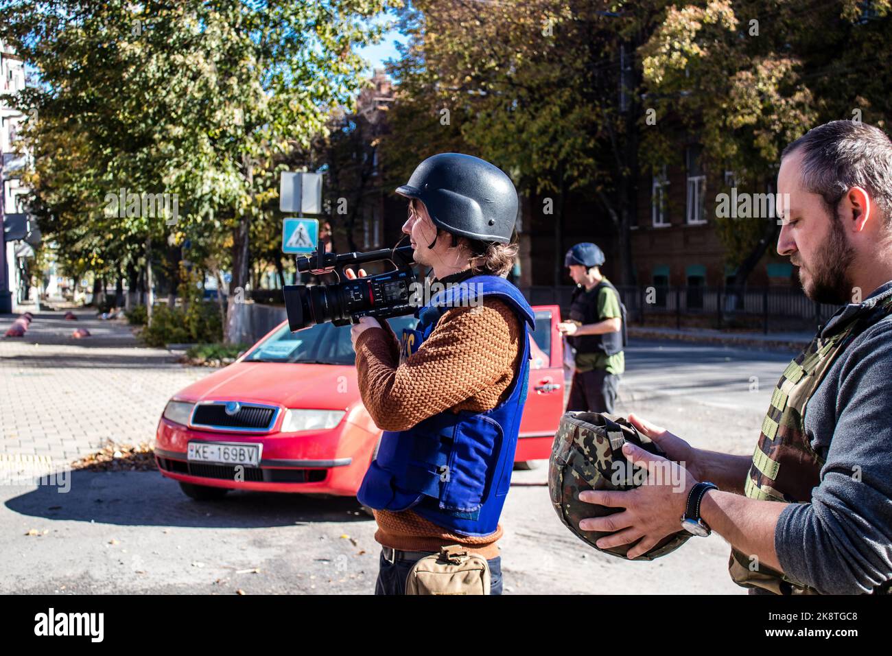 Portrait of Tomas Davidov, a famous Slovak television journalist ...