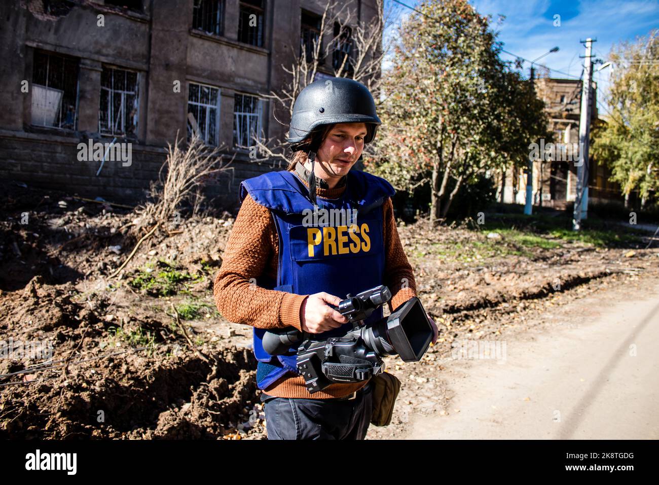 Portrait of Tomas Davidov, a famous Slovak television journalist ...