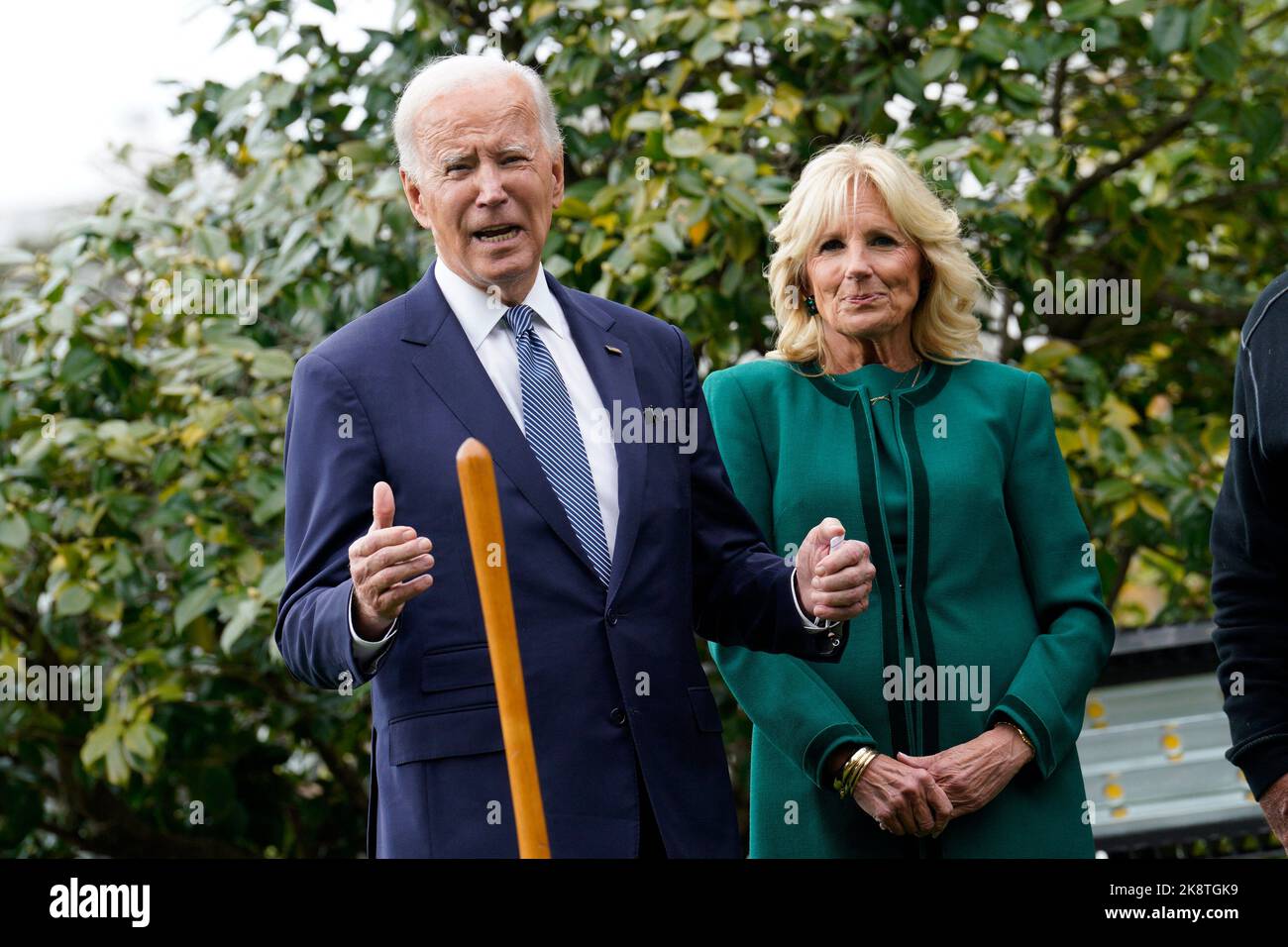 Washington, USA, 24/10/2022, U.S. President Joe Biden and First lady ...