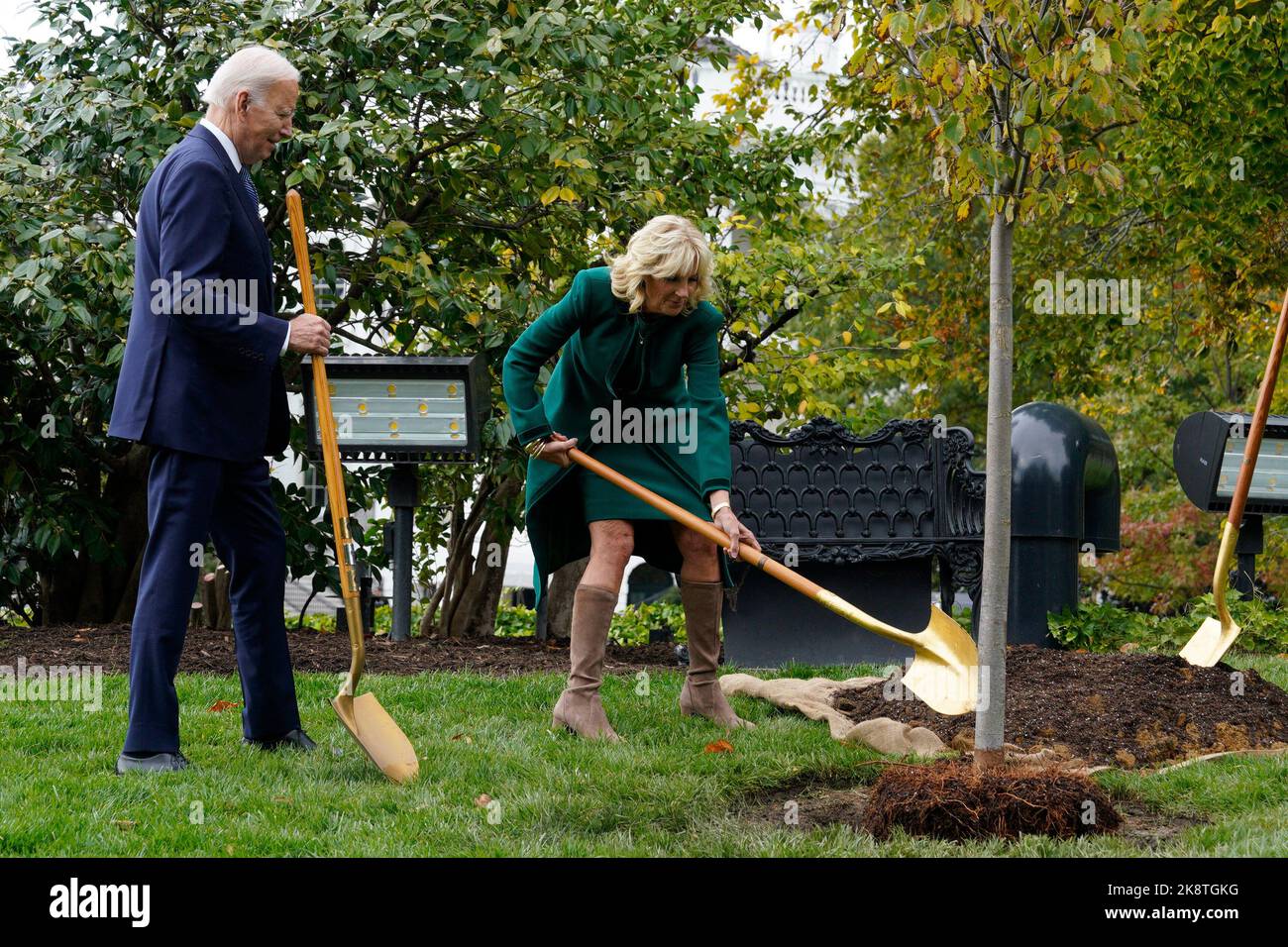 Washington, USA, 24/10/2022, U.S. President Joe Biden and First lady ... Washington, USA, 24/10/2022, U.S. President Joe Biden and First lady ...