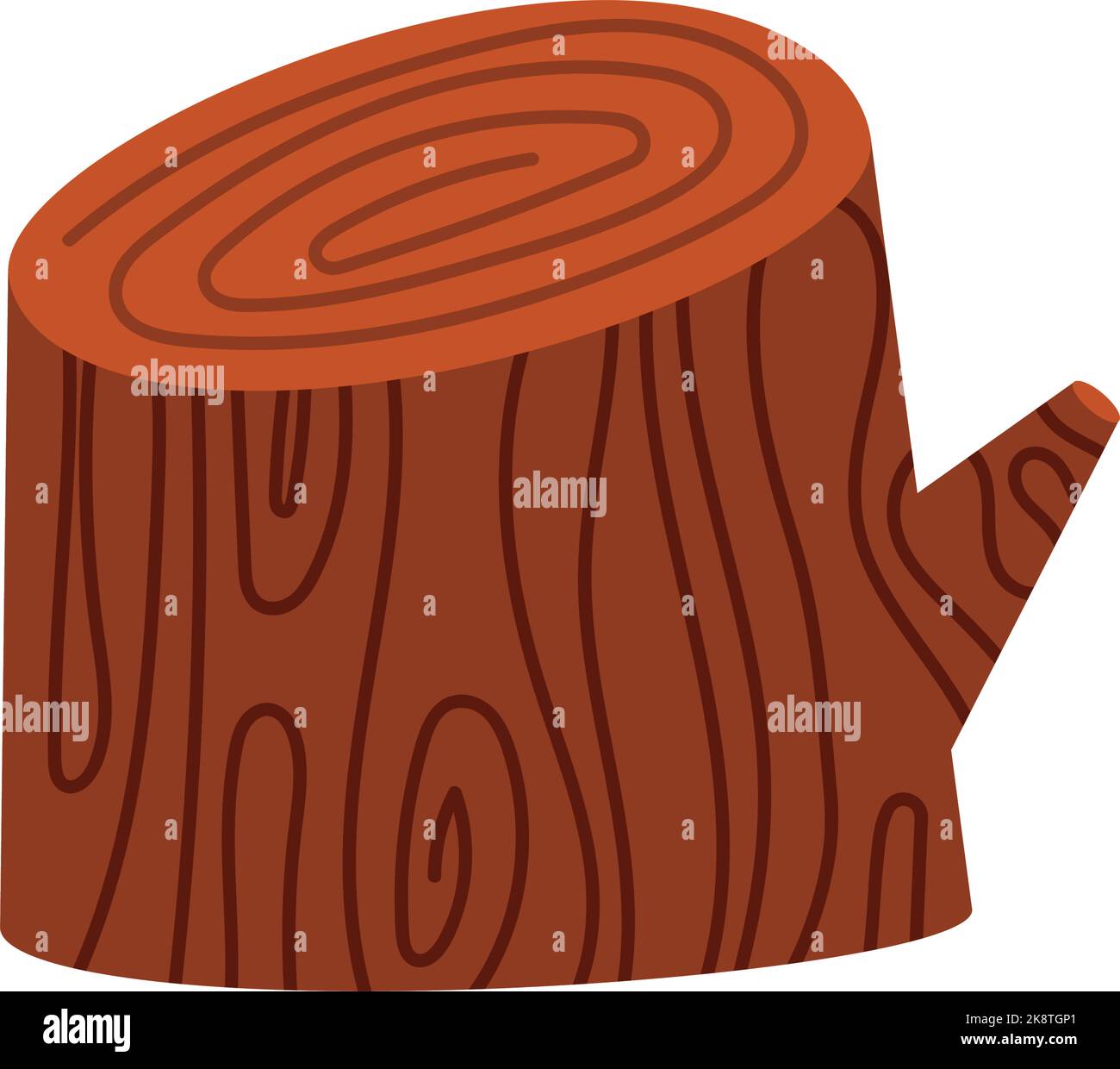 wooden tree trunk cut icon Stock Vector Image & Art - Alamy