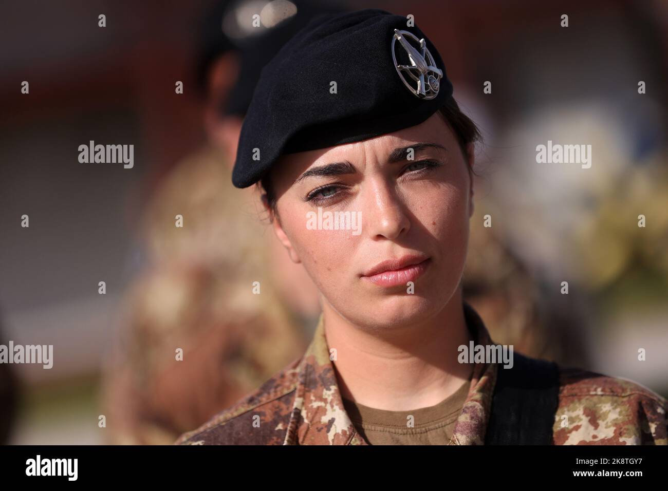 Soldiers are seen during the exercise "Rapid Response 2022", which is ...