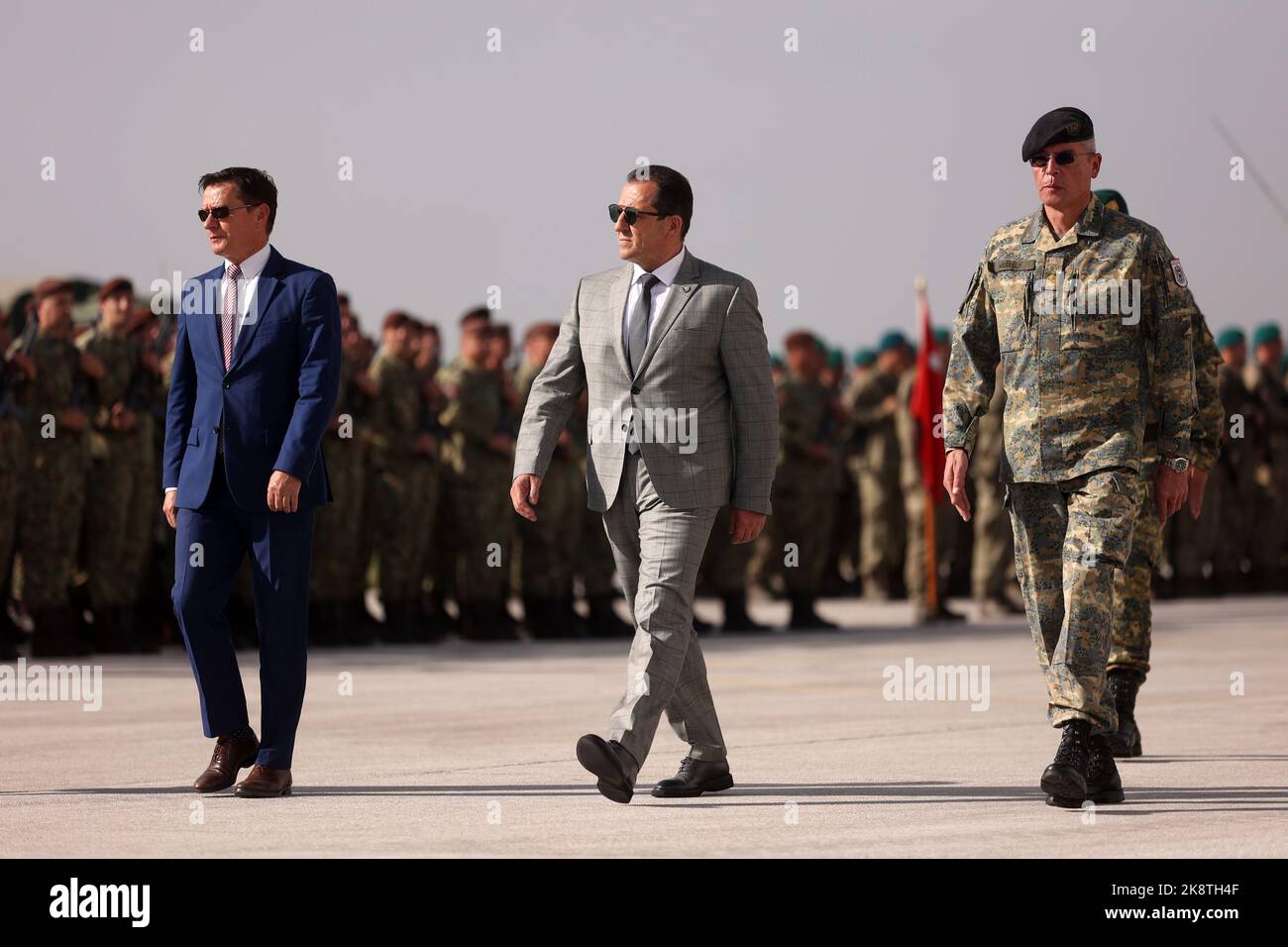 Minister of Security of Bosnia and Herzegovina Selmo Cikotic is seen in ...