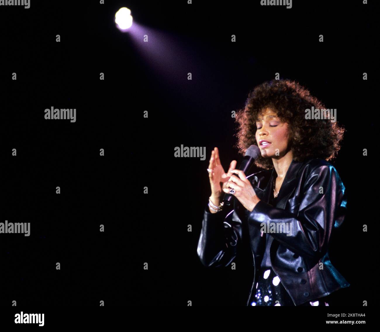 Whitney houston concert in drammenshallen hi-res stock photography and ...