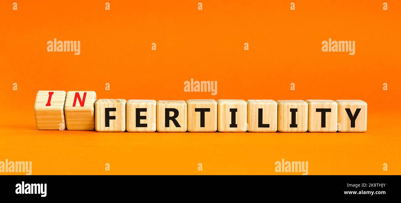 Fertility or infertility symbol. Concept words Fertility or Infertility ...