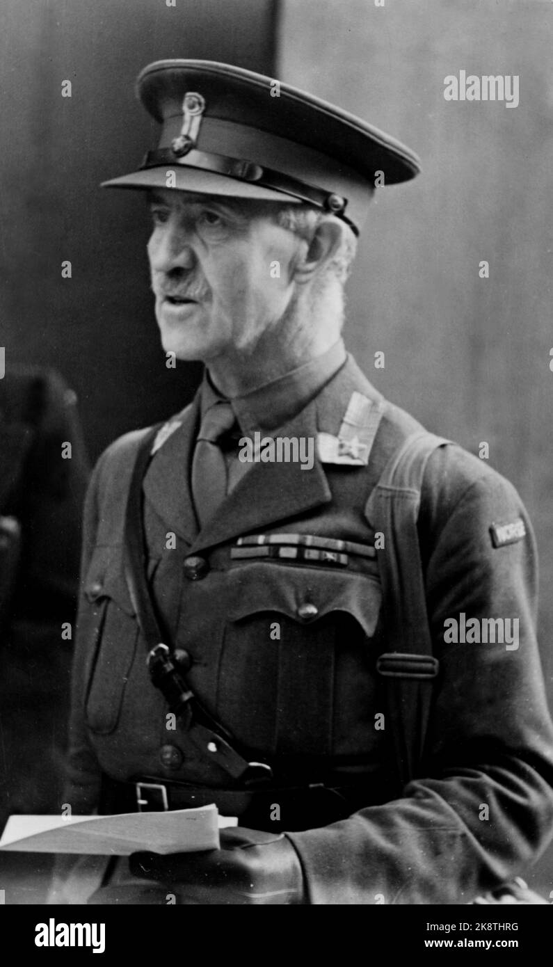 Major General Carl Gustav Fleischer (b. 28/12-1883-d. 19/1-1942 ...