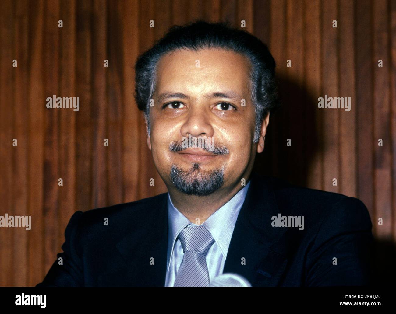 Oslo 19800617. Minister of Oil in Saudi Arabia Sheik Yamani Ahmed Zaki ...