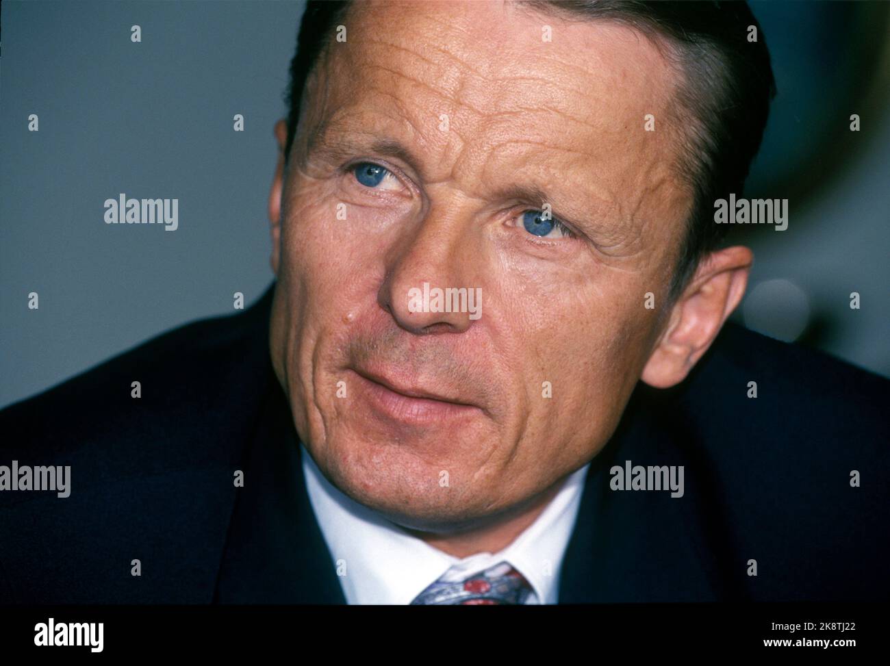 Oslo 19930427 CEO of Elkem Ole Enger. Interview situation. Photo: Lise ...