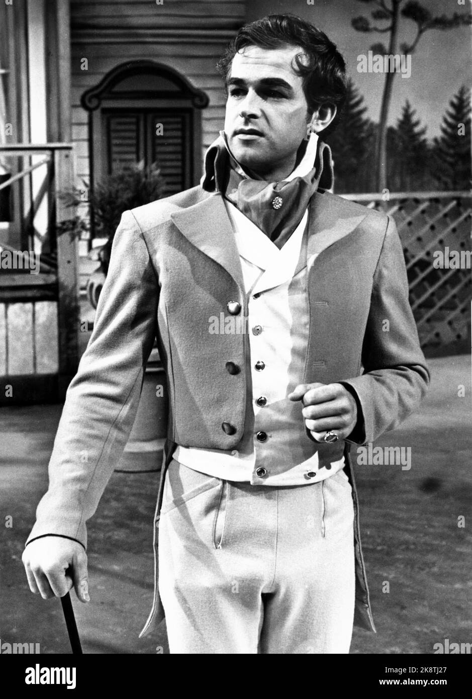 Oslo 19660915 Opera singer Knut Skram in the role of Eugen Oneedin in ...