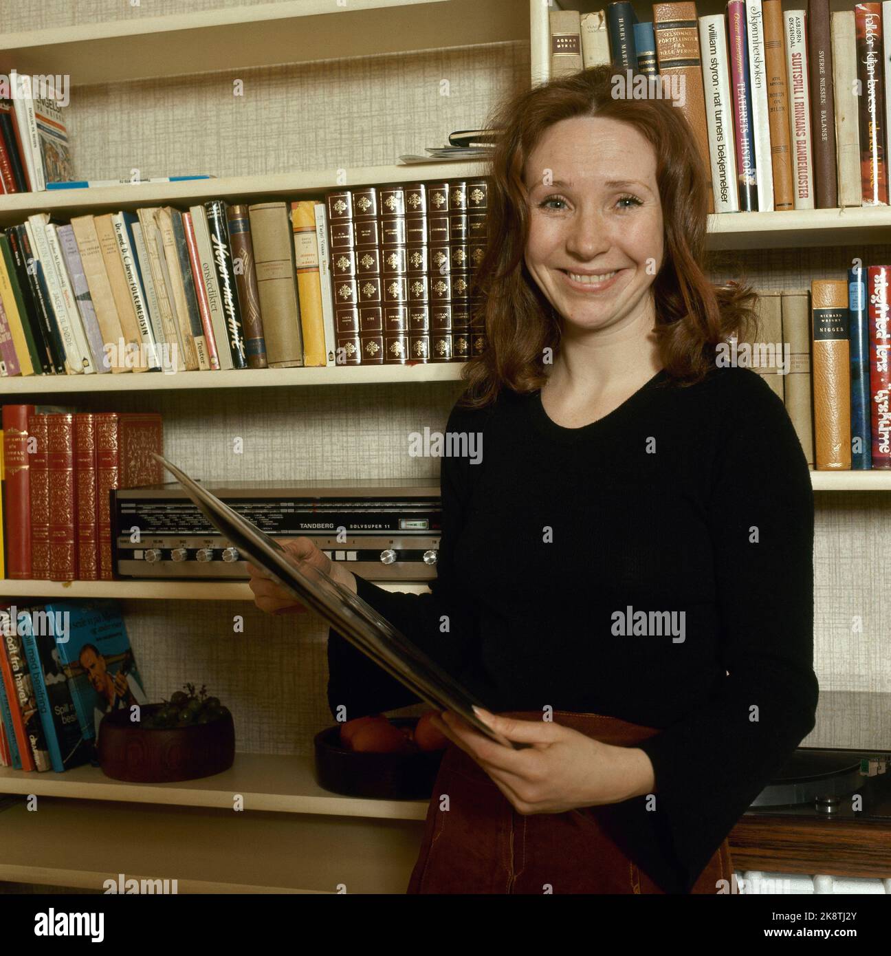 Oslo 1974. Actor Britt Langlie. Photo: Bjørn Sigurdsøn / NTB / NTB ...